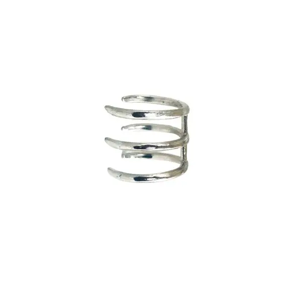 AKI ROC JEWELRY The Hug Midi Ring - Silver