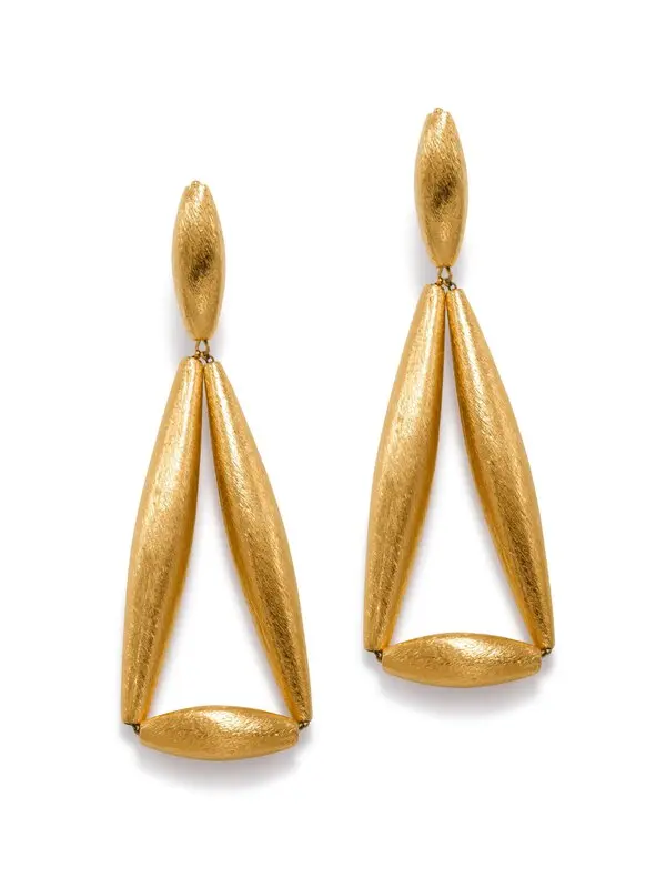 JAREDJAMIN Zeppelin Ivy Clip-on Earrings - Gold
