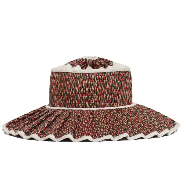 Lorna Murray Nomad Island Capri Maxi Hat - Black/gray/green/red