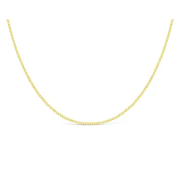SOLIO JEWELLERY 18k Solid Gold Portuguese Chain - Gold/yellow