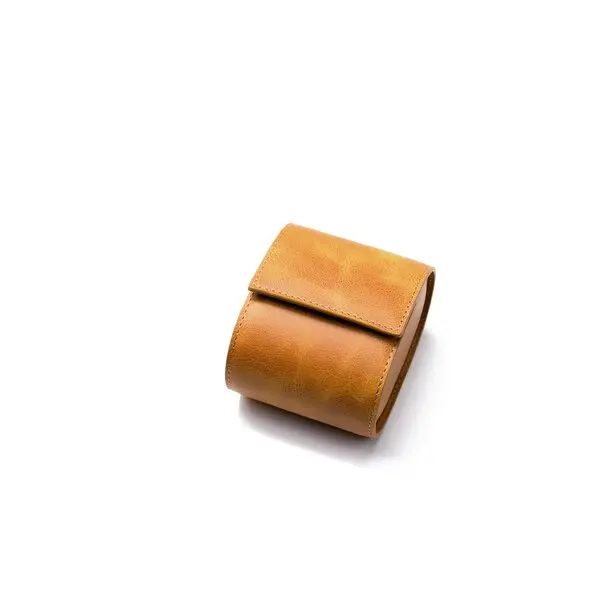 ROARCRAFT Leather Single Watch Roll - Orange