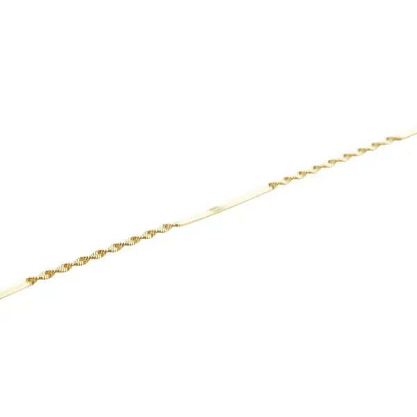 SPERO LONDON Semi Singapore Sterling Silver Bracelet - Gold