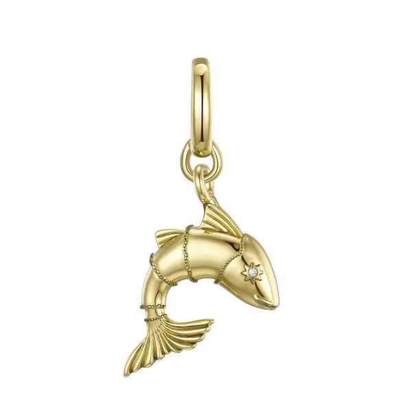 UNLEASH CPH Companion Depth Charm With Crystal - Gold