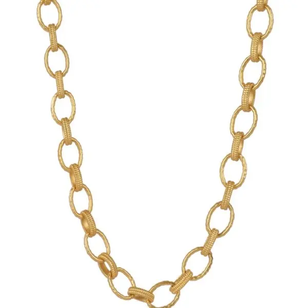 LILA RASA Oval Link Necklace - Gold