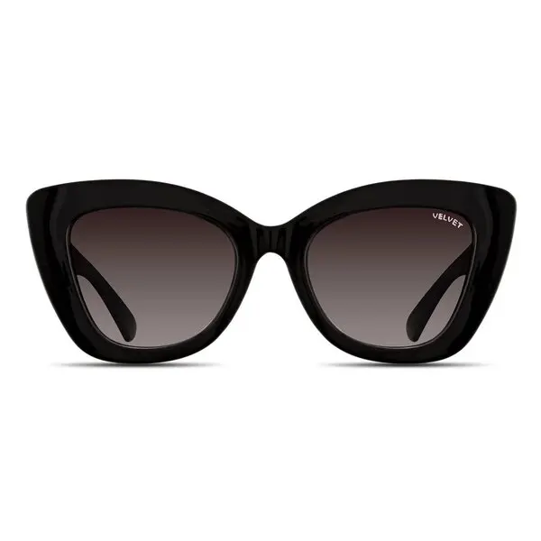 VELVET EYEWEAR Maya Cat Eye Sunglasses - Black
