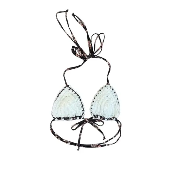 GUNES SWIM Crochet Triangle Bikini Top