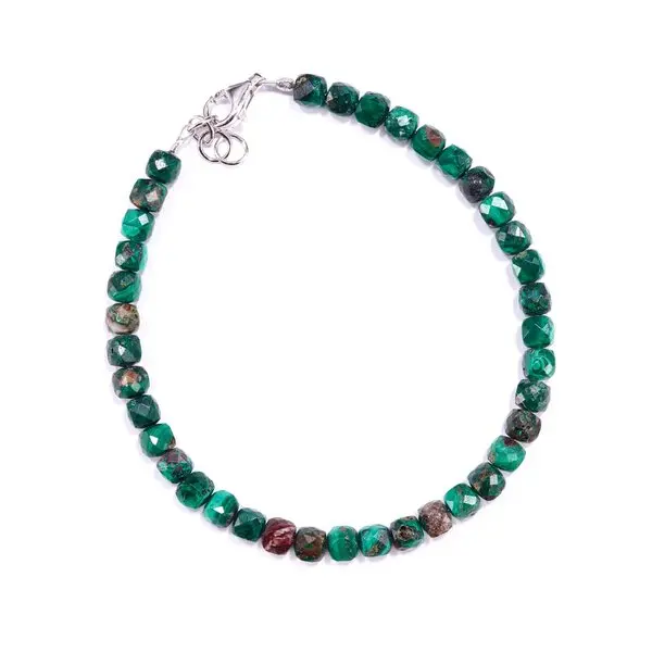 MINERALGEMS ✩ STUDIO Malachite Stone Bracelet - Green