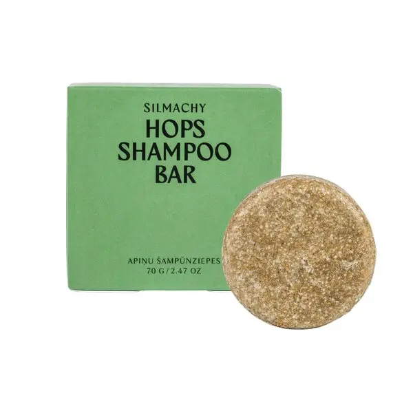 SILMACHY COSMETICS Shampoo Bar With Hops Extract Bundle - Green