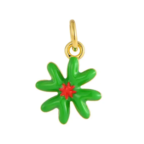 PINNOLE Gold C-lover Charm - Green