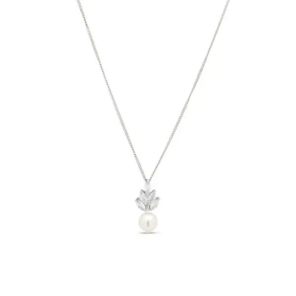 STEPHANIE BROWNE AUSTRALIA Bocheron Pearl Pendant - Silver