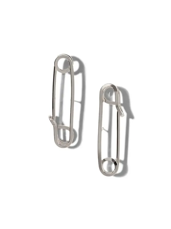 JAREDJAMIN Safety First Stud Earrings - Silver