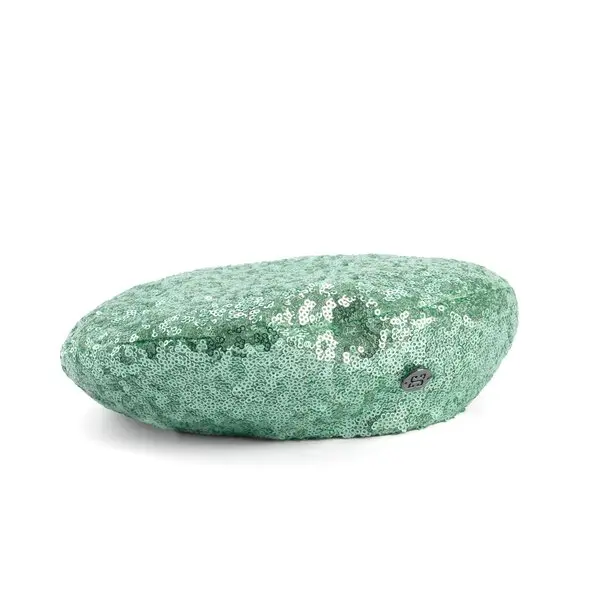 SIBI HATS Suzy Light Sequin Beret - Green