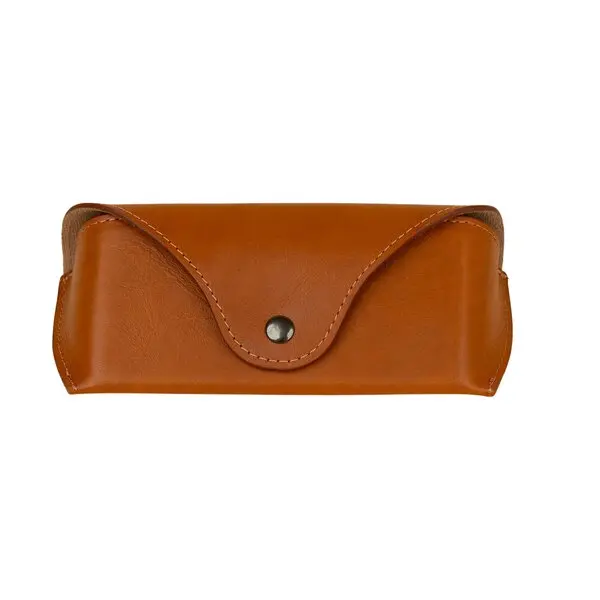 LEATHERE Leather Eyewear Case - Brown
