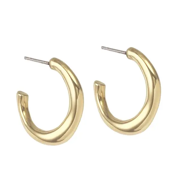 BIKO Rio Medium Hoops - Gold