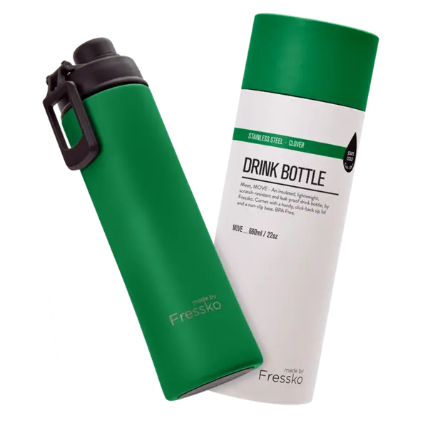 Fressko Move 660ml/22oz Drink Bottle Clover - Green