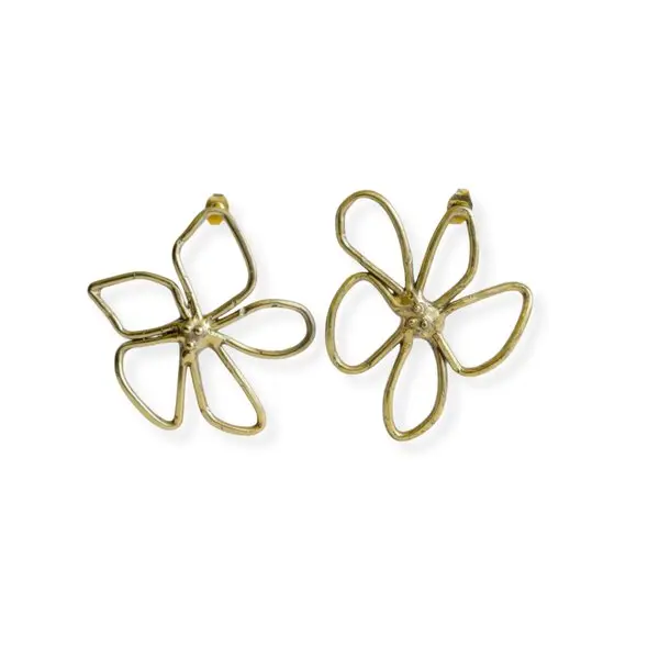 MARTINA ROZENBERG SMIRA JEWELRY Petal Whispers Earrings - Gold