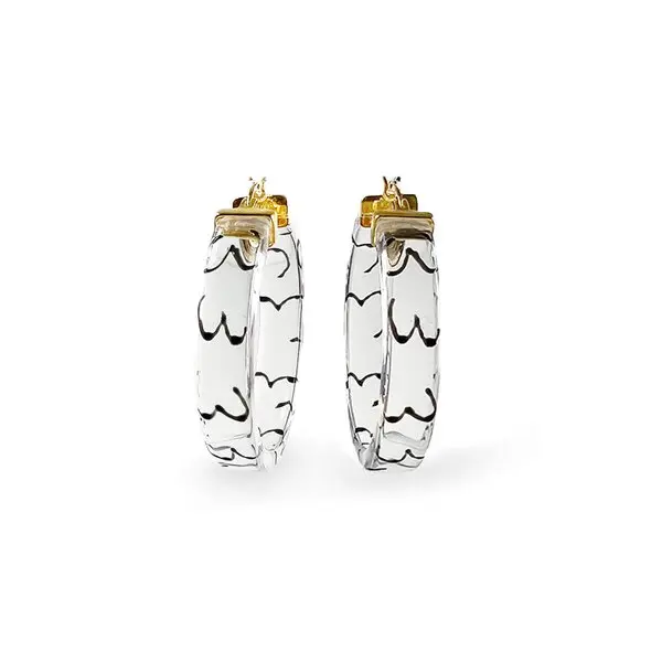 GOLD & HONEY Illusion Hoop Earrings - Gold