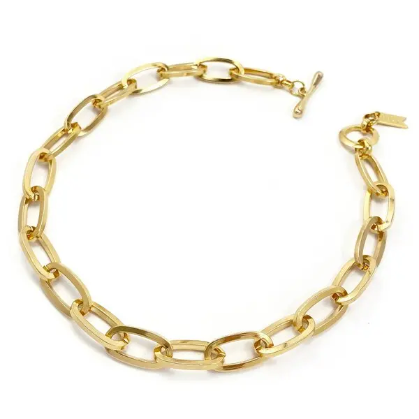 BIKO Essential Chainlink Collar Necklace - Gold