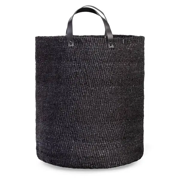 MIFUKO Kiondo Floor Basket With Handles Xl - Black