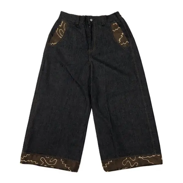 ZASTASTUDIO Blended Denim Wide-leg Pants