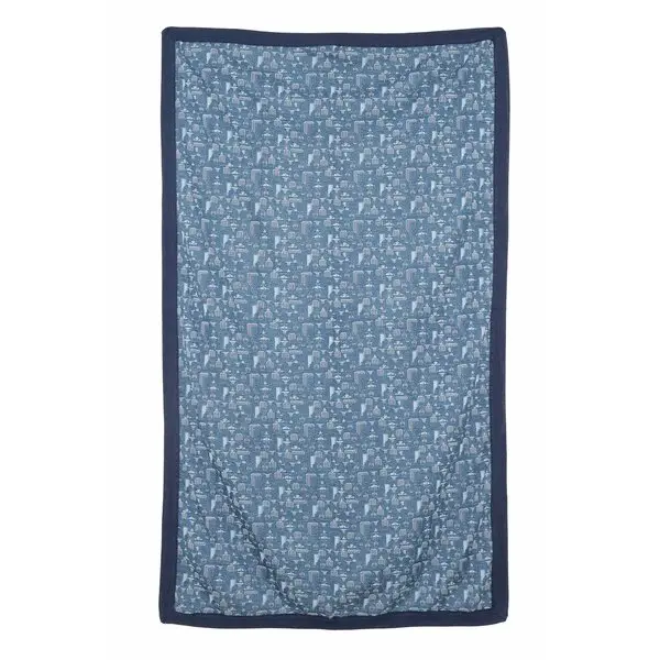 PEPPER VALLY Cotton Beachtowel Coctails & Dreams Island - Blue