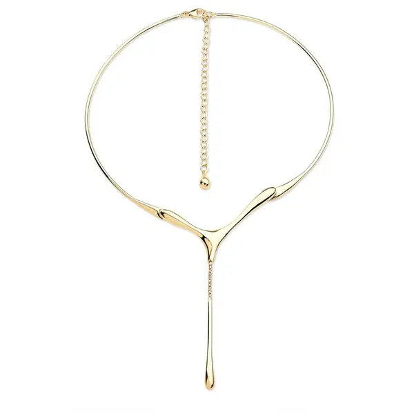 LUCY QUARTERMAINE One Drop Vermeil Necklace - Gold