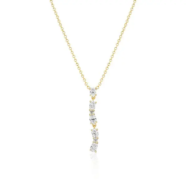 SIF JAKOBS JEWELLERY Ovale Lungo Necklace - Gold