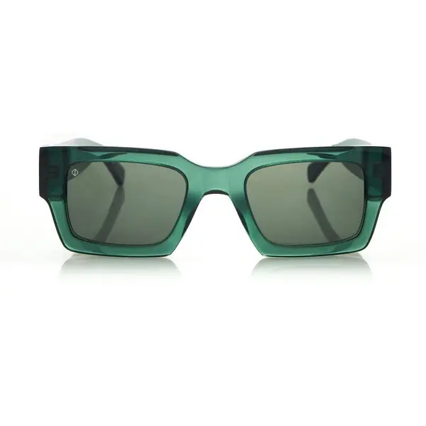 FAOS CONCEPT Naxos Sunglasses In Crystal With Algae Lenses - Green