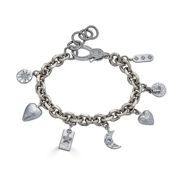 LONI PAUL JEWELRY Charm Bracelet - Silver
