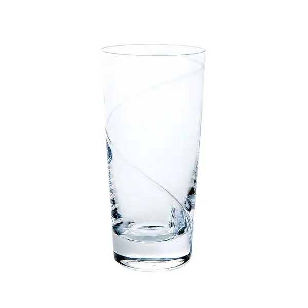 SGHR SUGAHARA Kirameki Tumbler Glass One Line, Clear - White