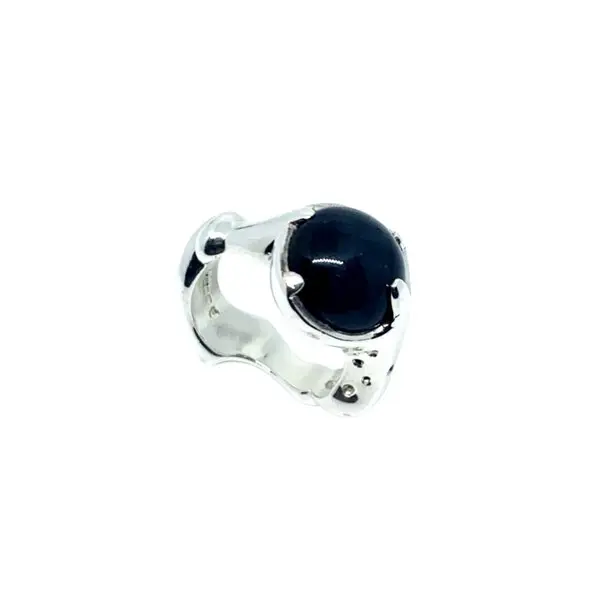 TG-JEWELLERY BY TAMARA GERVASIO Sterling Silver Sculpture Ring With Tiger Eye - Brown/silver