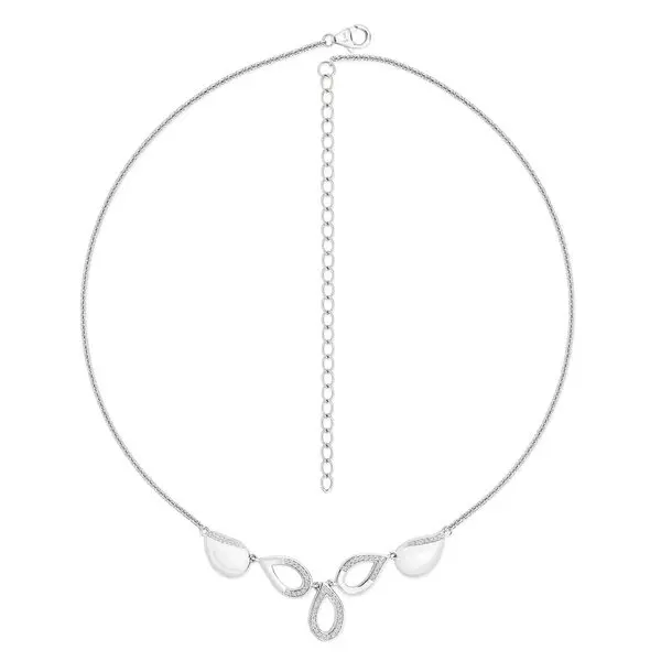 LUCY QUARTERMAINE Melting Diamond Necklace - Silver