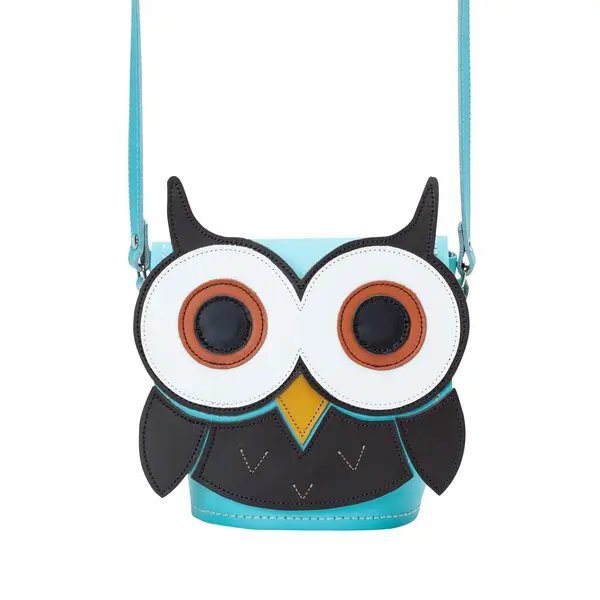 ZATCHELS Farley Owl Leather Bag