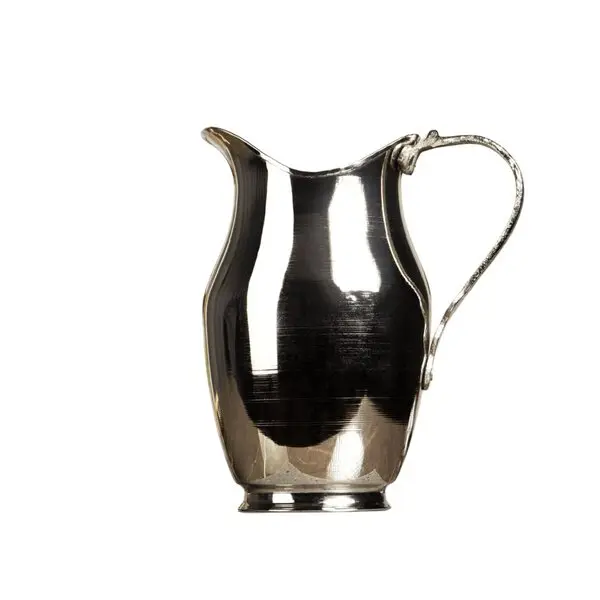 ANATOLIACRAFT Tone Copper Water Pitcher - Silver