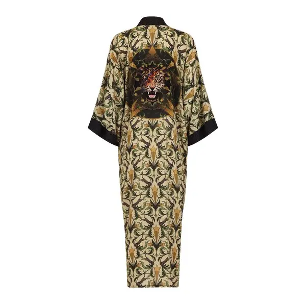 Henelle Neutrals Hollywood Hills Duster Robe - Green
