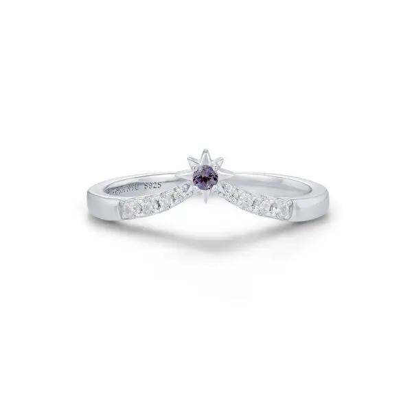 AZURA JEWELRY NEW YORK North Star Alexandrite Ring - Silver