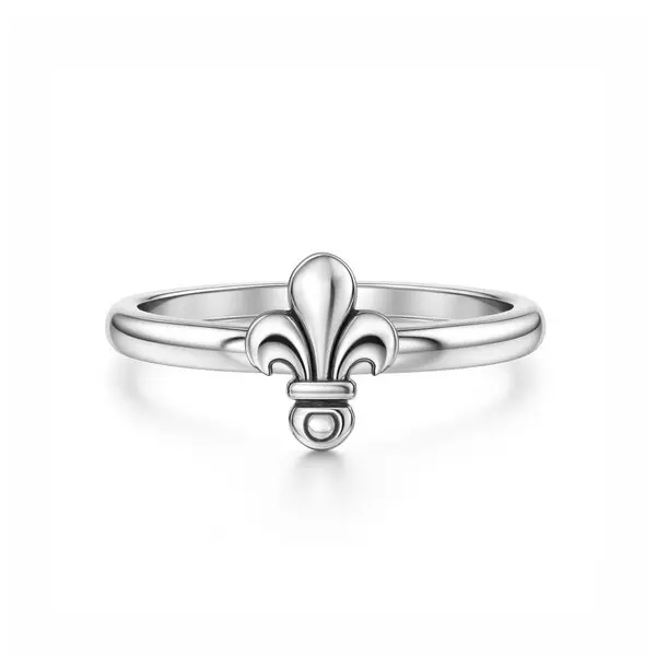 UNALOE Sterling Florence Lily Adjustable Ring - Silver
