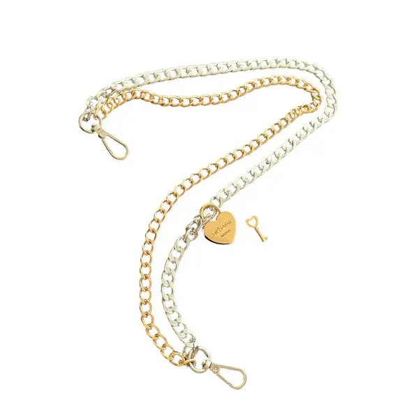 HILO DE MAR Handmade Chain With Padlock And Key