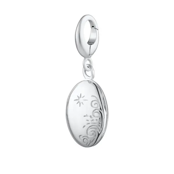 LILY CHARMED Sterling Celestial Locket Charm - Silver