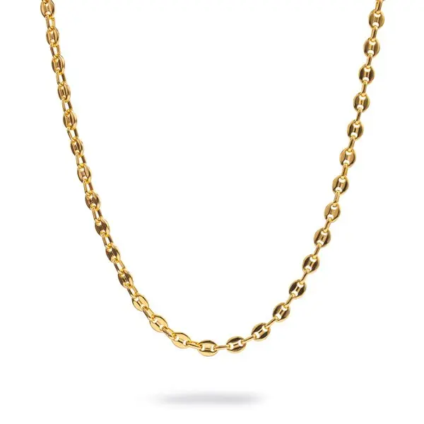 EBRU JEWELRY Timeless Plated Steel Chain Necklace - Gold