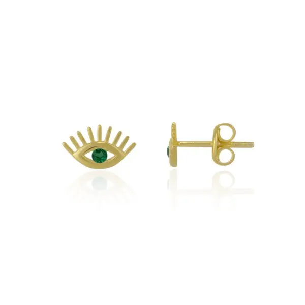 SPERO LONDON Stud Earring Sterling Silver - Gold