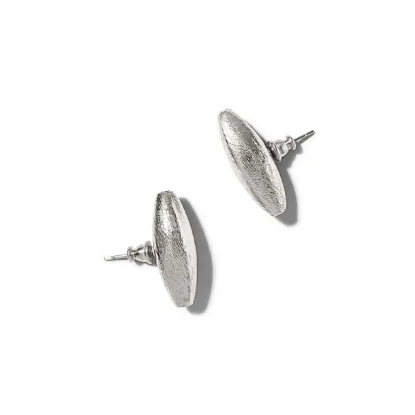 JAREDJAMIN Zeppelin Stud Post Earrings - Silver