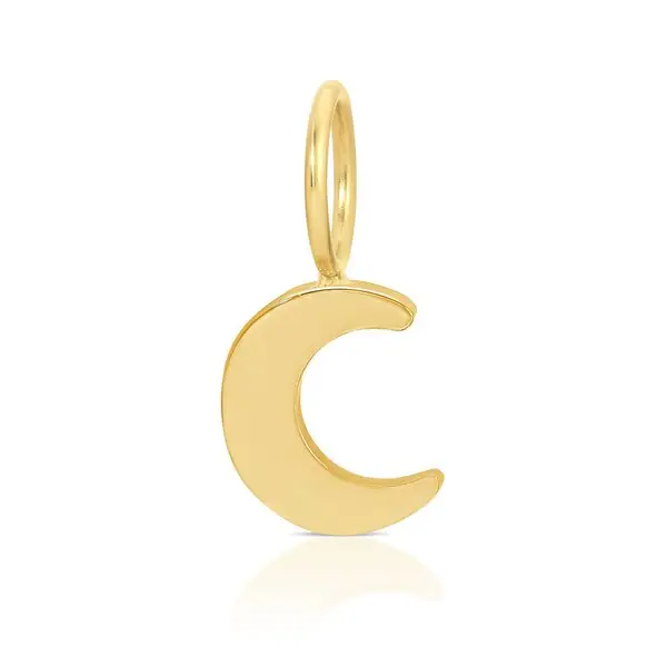 Maya Brenner Designs Charm Pendant Moon - Gold