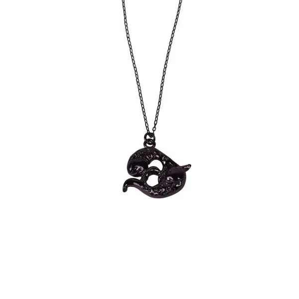 Lovard Koi Fish Gunmetal Necklace - Grey