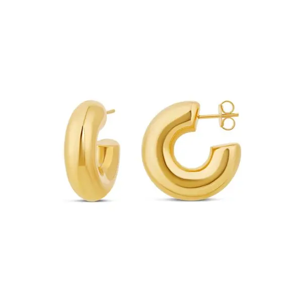 SHYMI Medium Donut Hoop Earrings - Gold