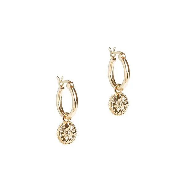 MURU Sun Hoop Earrings - Gold