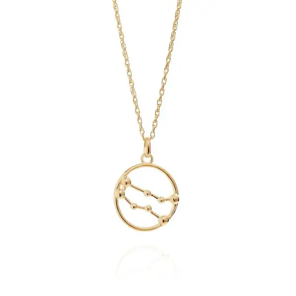 YASMIN EVERLEY JEWELLERY Gemini Astrology 9ct Necklace - Gold