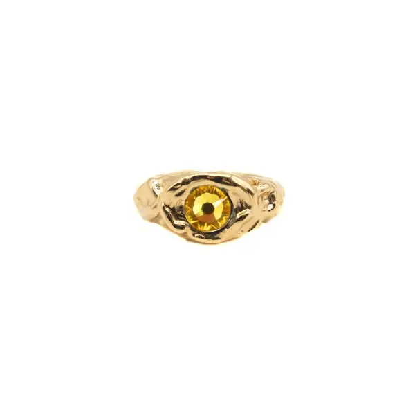 CASA CALA Cala Topaz Ring - Gold/yellow