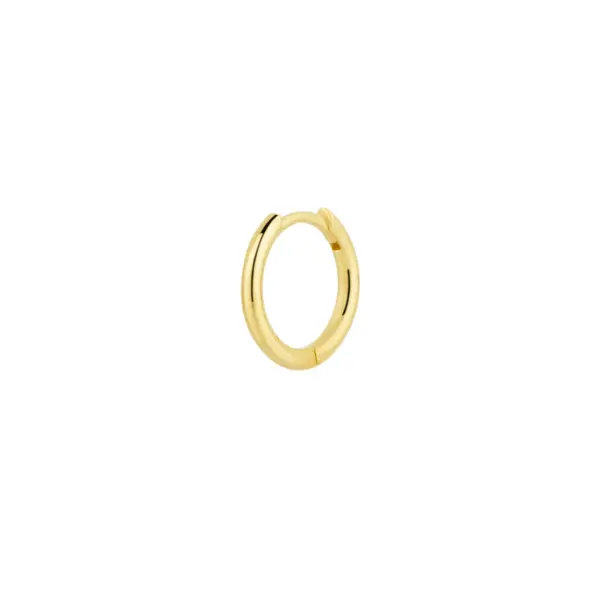 SPERO LONDON 14ct Solid Hoop Single Earring - Gold