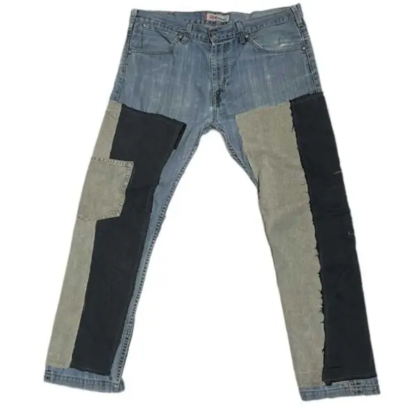 ZASTASTUDIO Shred Couture Deconstructed Denim Jeans - Blue